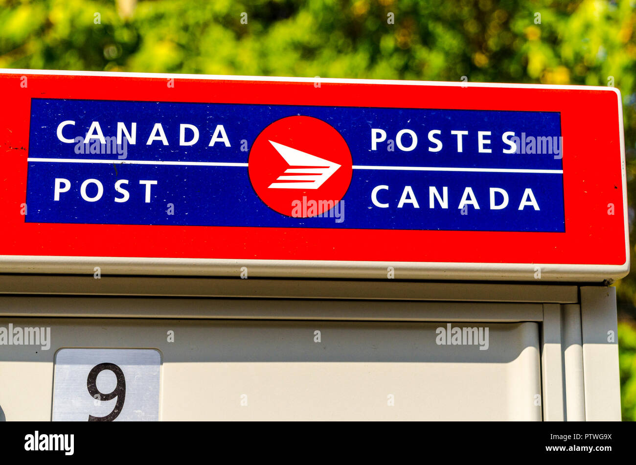 Vancouver post boxes hi-res stock photography and images - Alamy