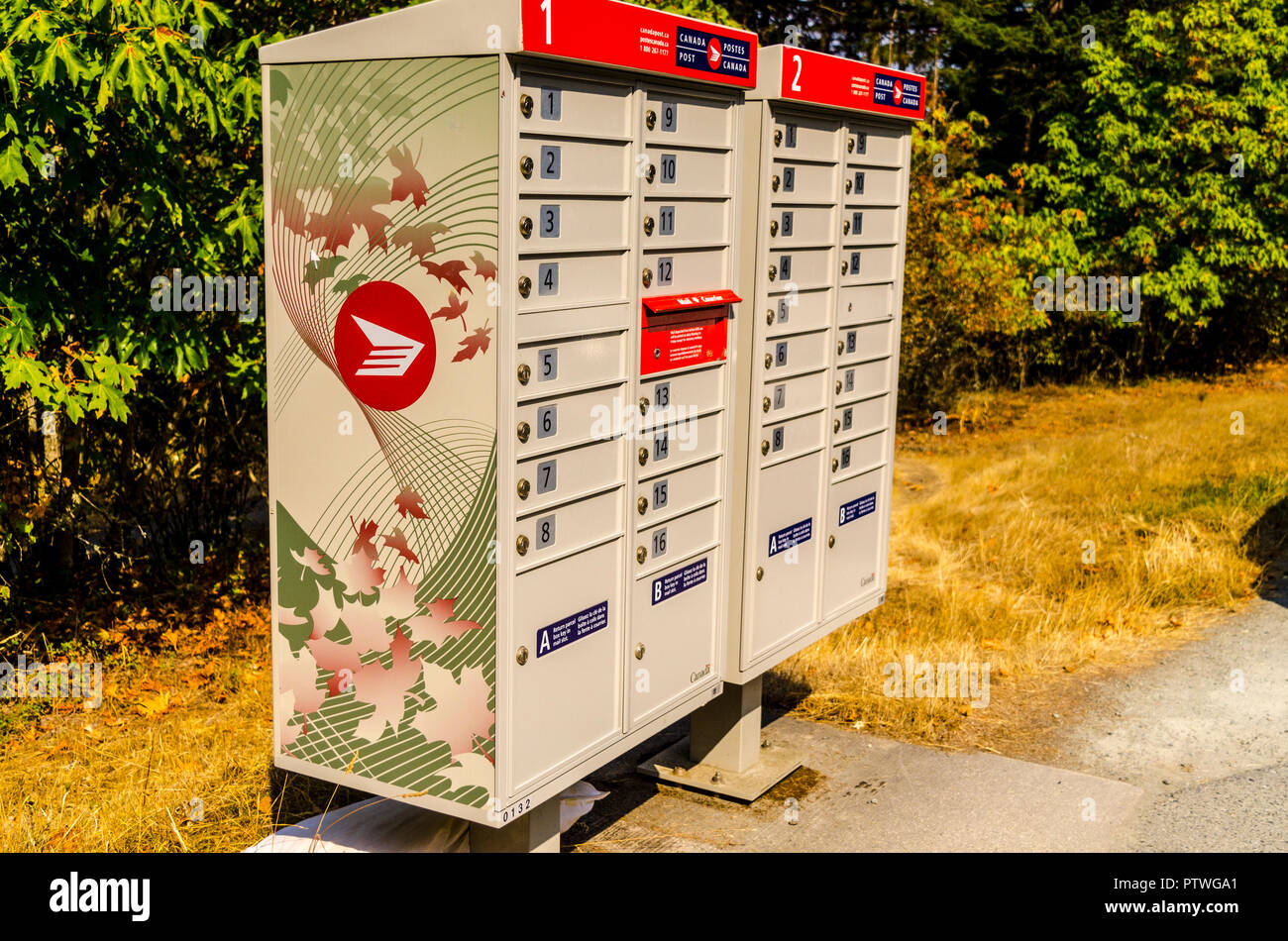 Vancouver post boxes hi-res stock photography and images - Alamy