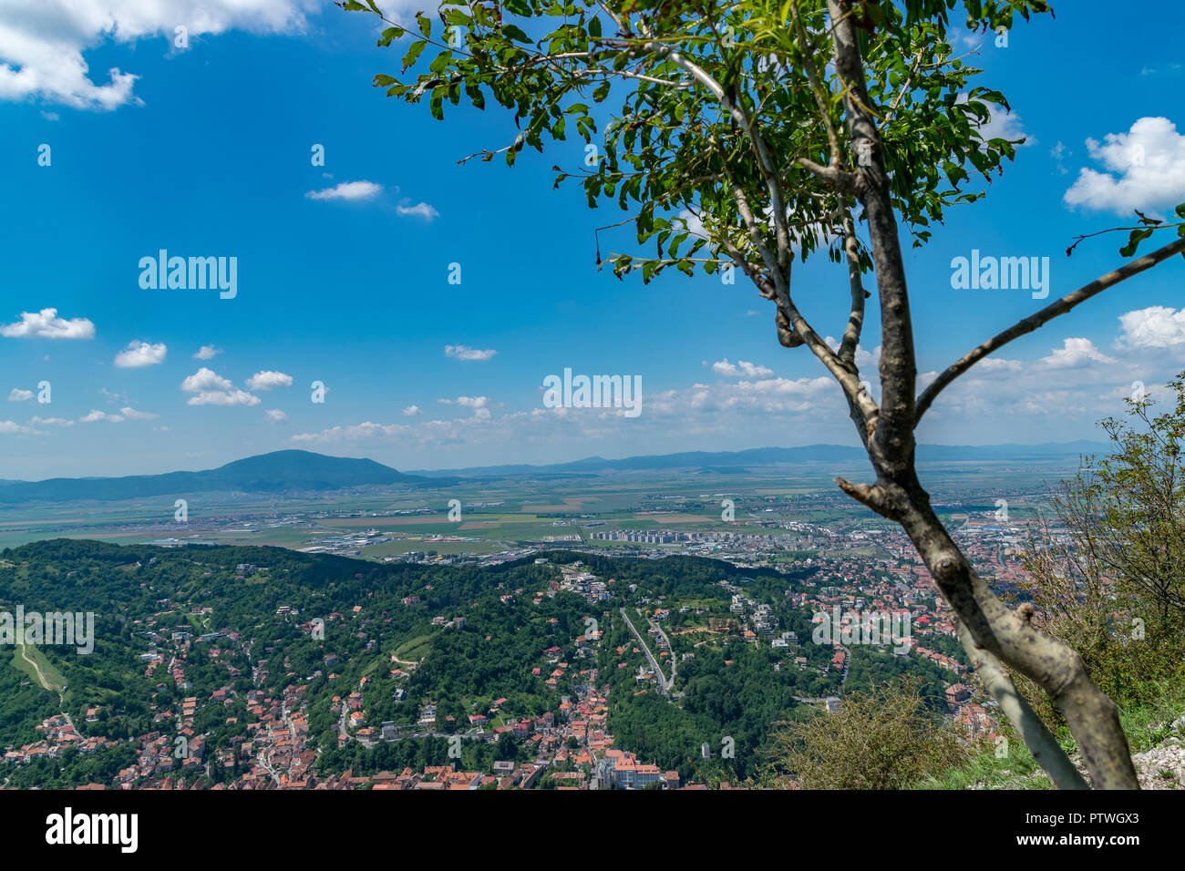 Brasov view from above hi-res stock photography and images - Alamy