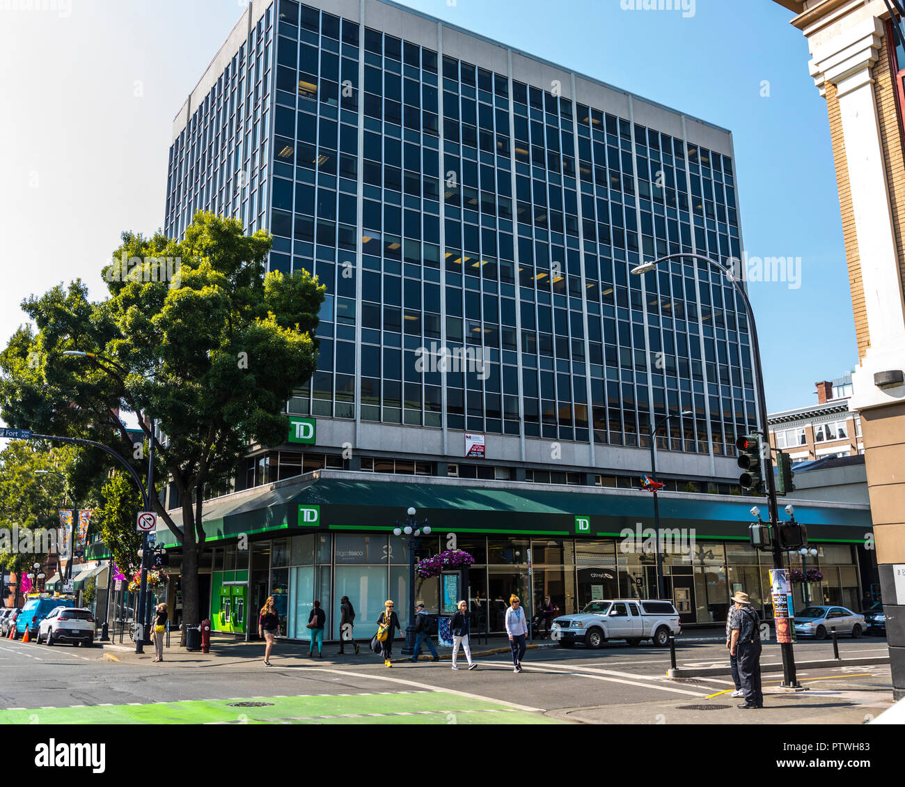 A TD bank in Victoria, Vancouver Island British Columbia Canada at 1080 ...