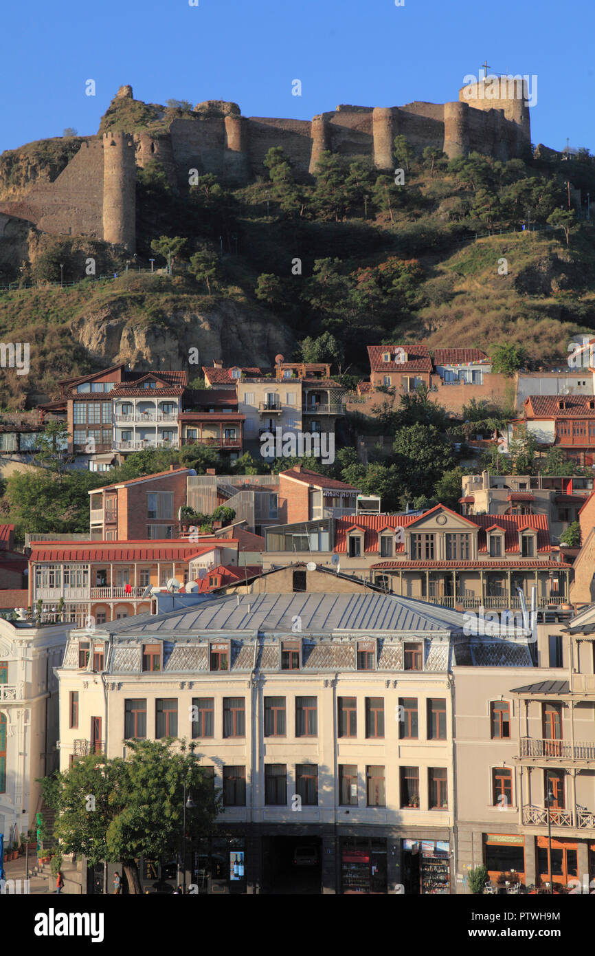 Georgia, Tbilisi, Narikala Fortress, skyline Stock Photo - Alamy