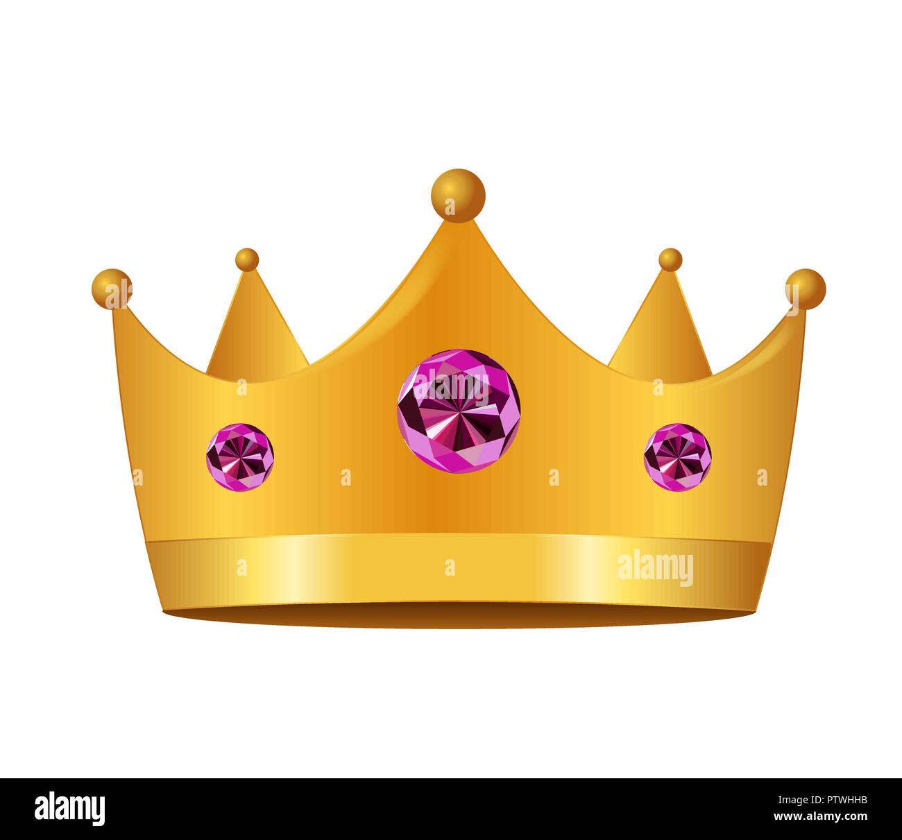 Princess Crown Icon. Vector Illustration Stock Vector Image & Art - Alamy