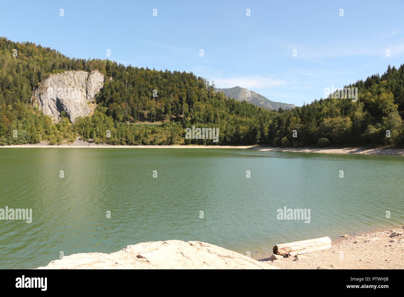 Spätsommer am Schwarzensee bei St. Wolfgang im Salzkammergut Stock ...
