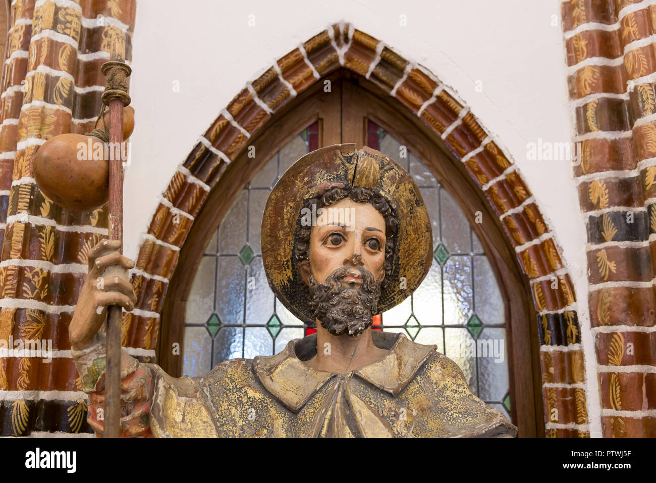 Astorga, Spain: 17th century statue of Saint James as a Jacobean ...