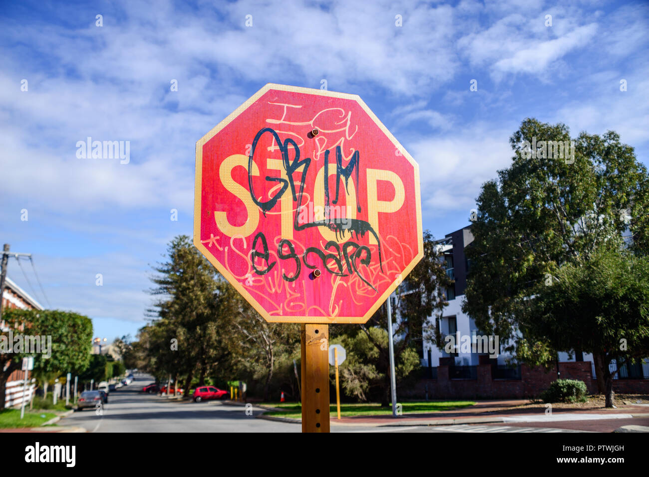 Stop sign australia hi-res stock photography and images - Alamy