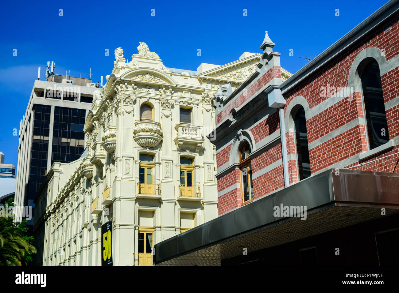 His Majesty's Theatre and other Buildings, corner Hay street King ...