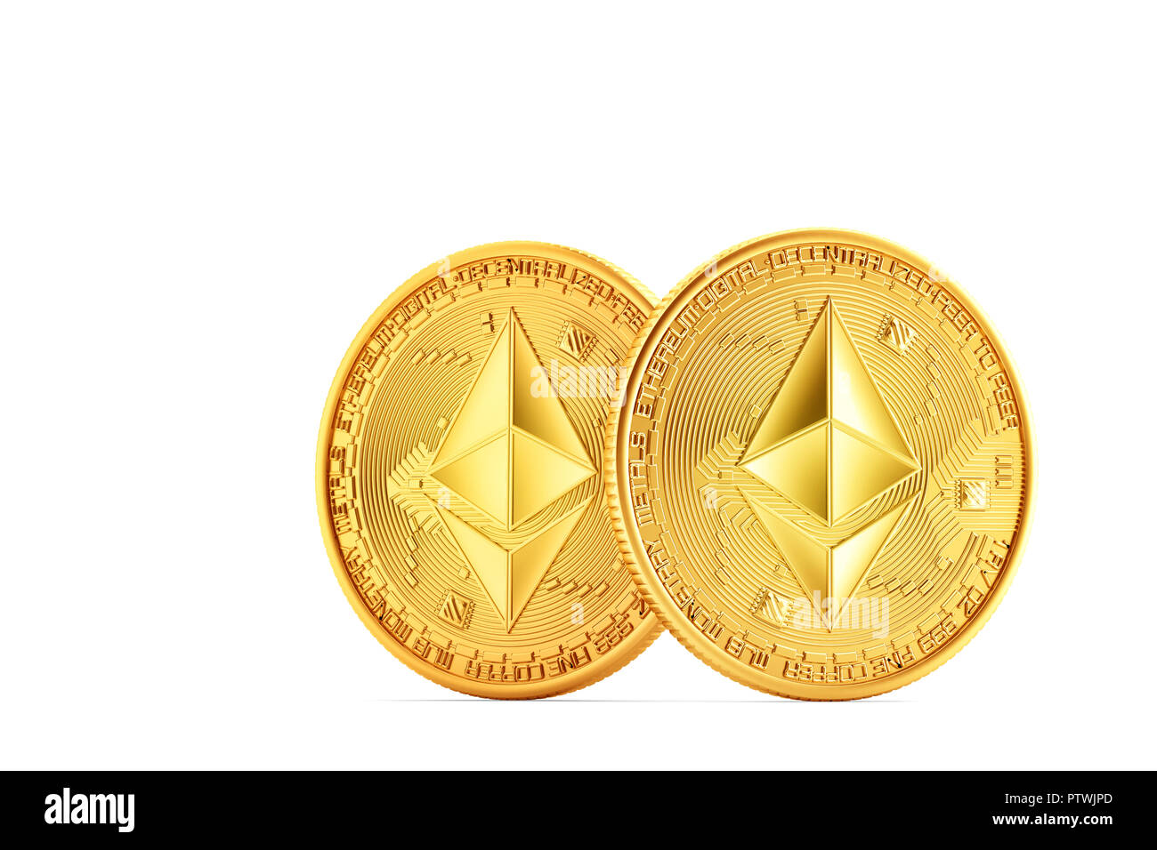 Golden ethereum hi-res stock photography and images - Alamy