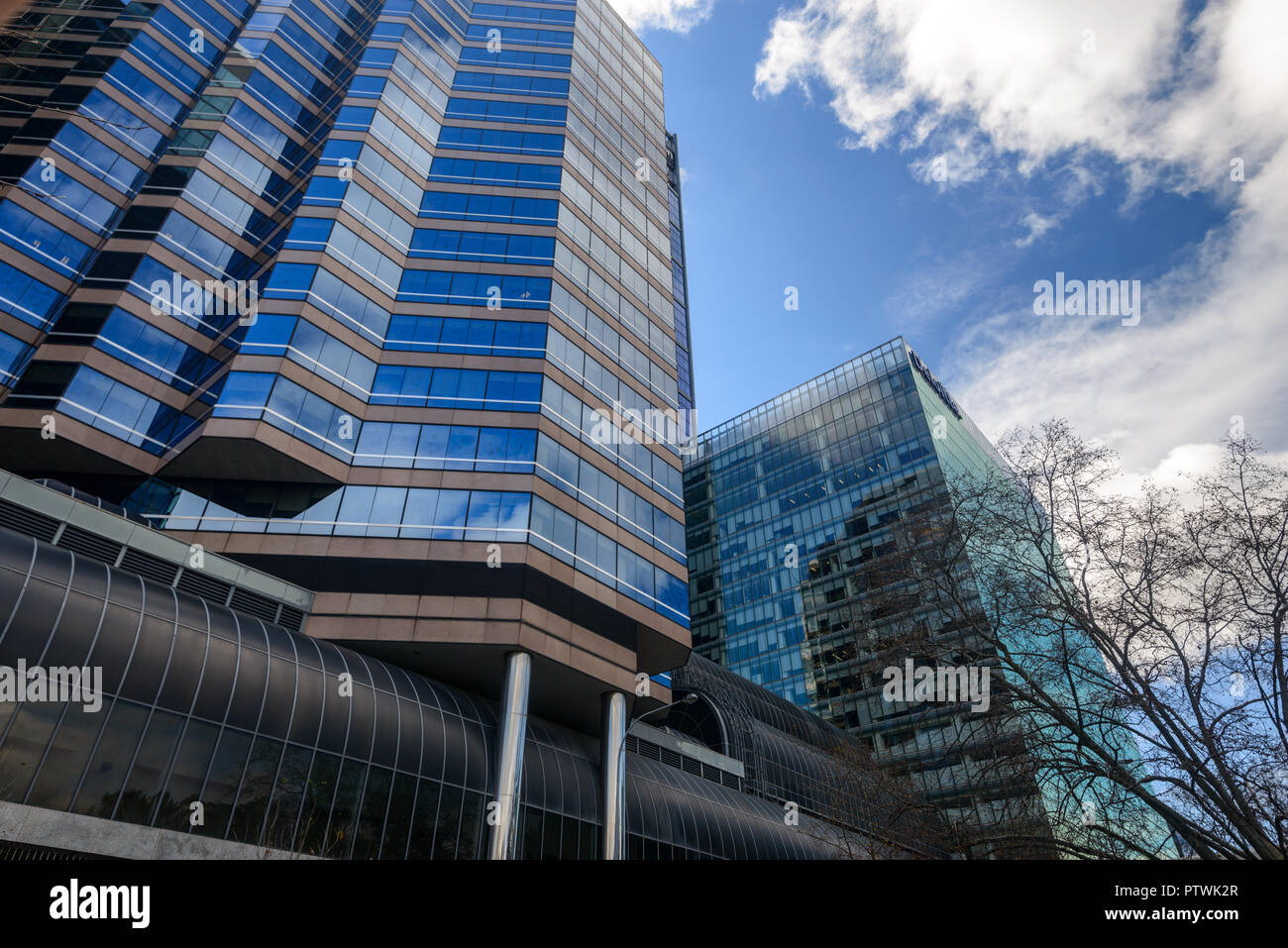 Skyscraper at perth central business district, Perth, Western Australia ...