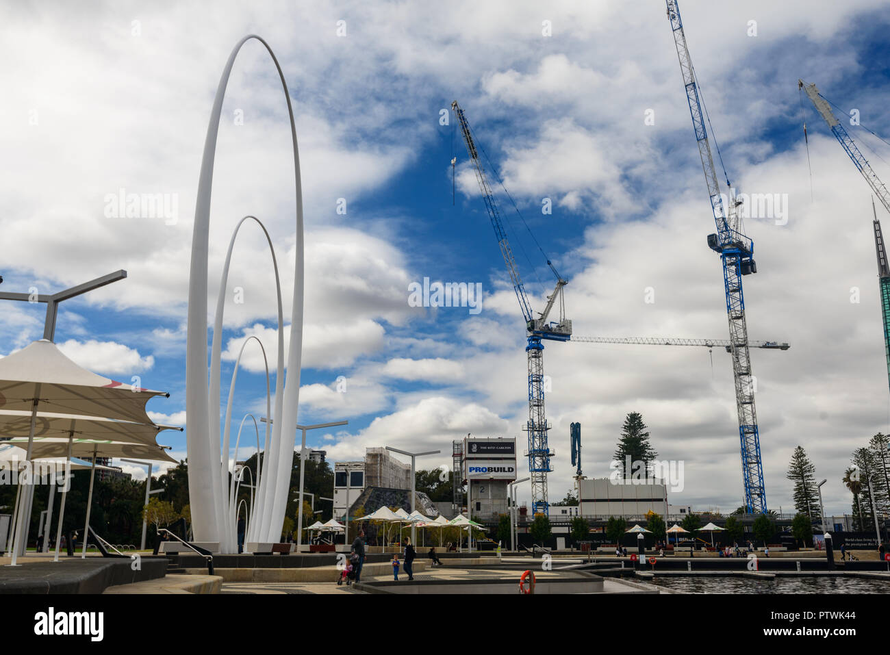 Spanda Sculpture at Elizabeth Quay, Perth, Western Australia, Australia ...