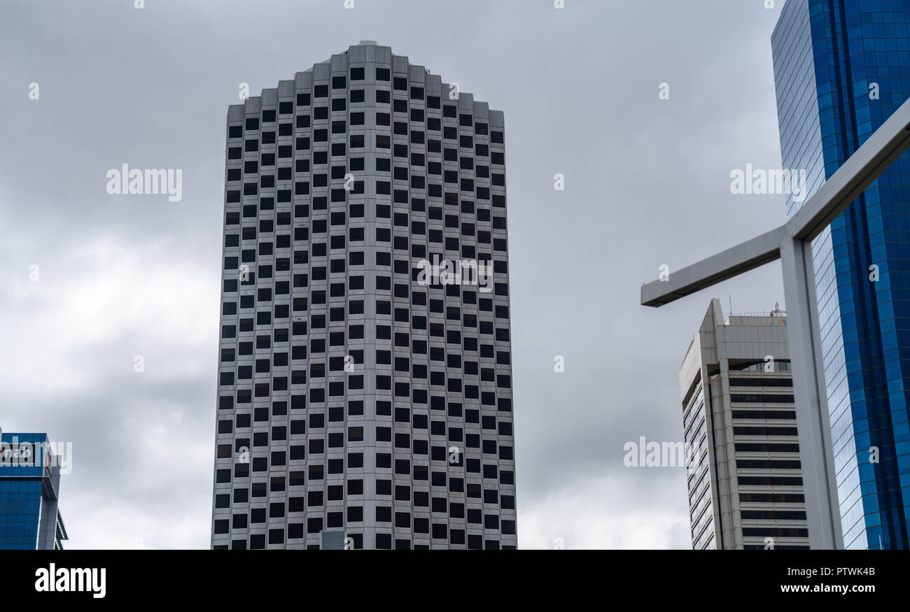 Allendale Square, Skyscraper, in Perth, central buisness district ...
