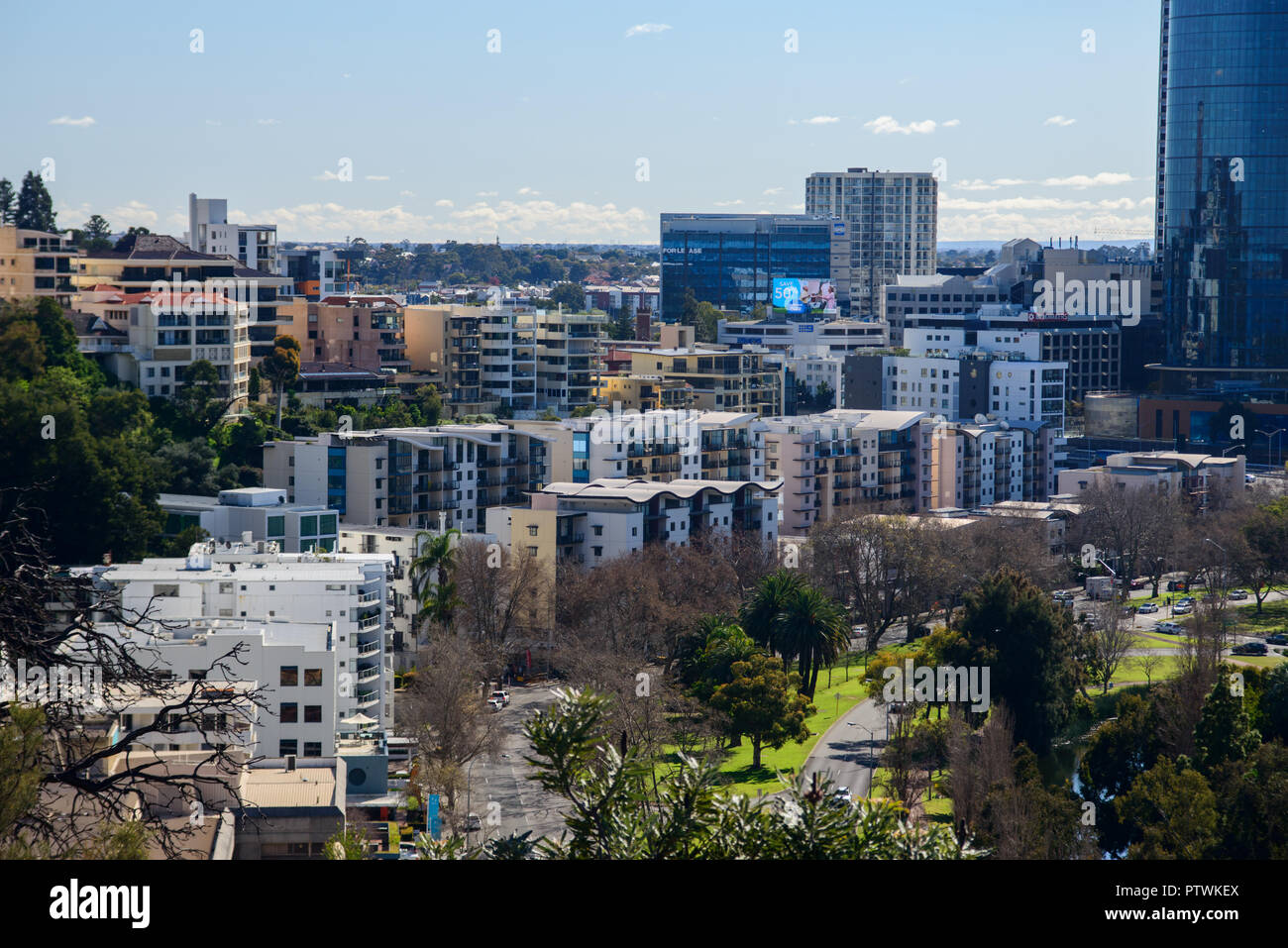 Mountain Bay, Skyline of Perth, Western Australia Stock Photo - Alamy