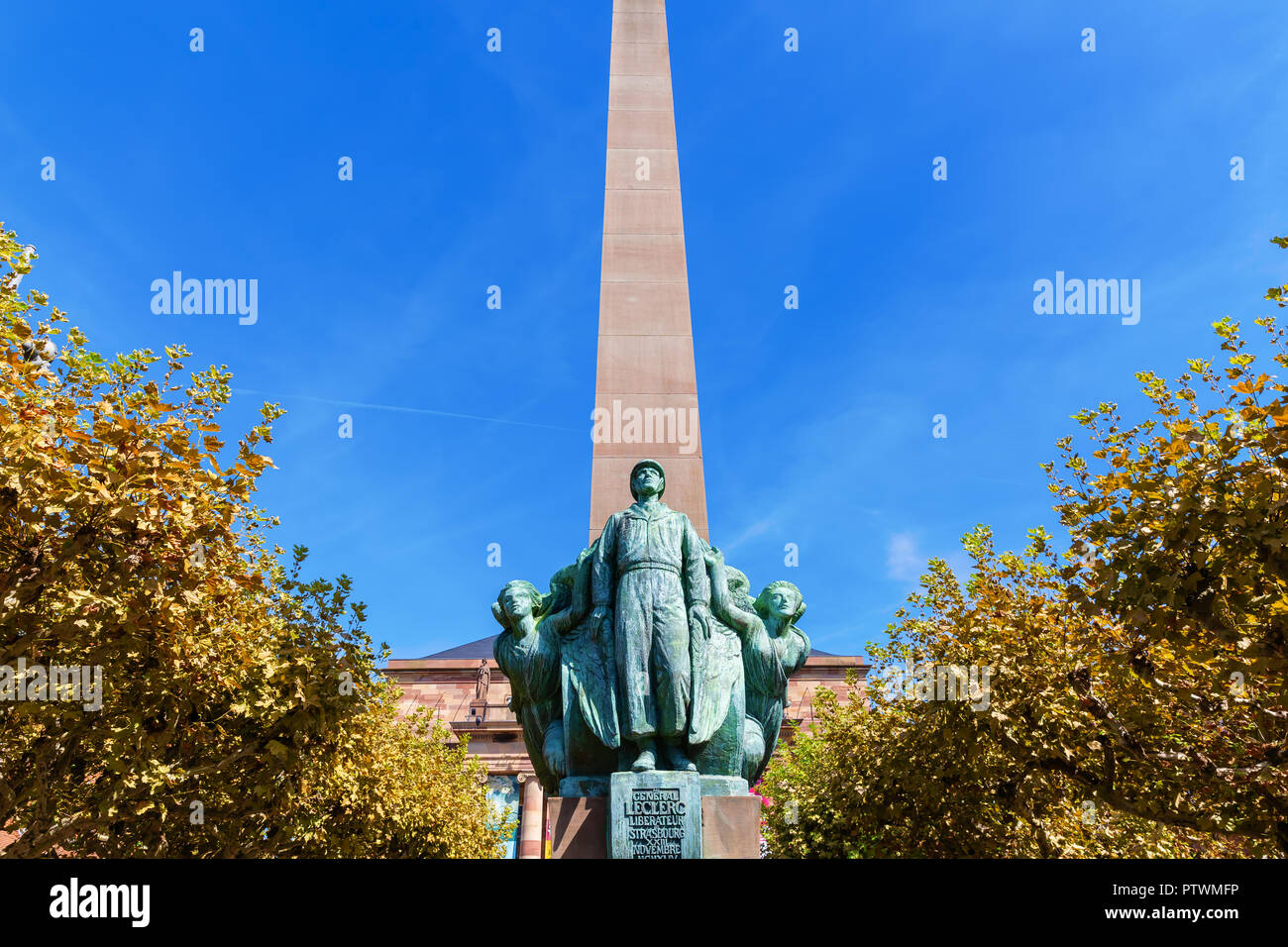 General leclerc statue hi-res stock photography and images - Alamy