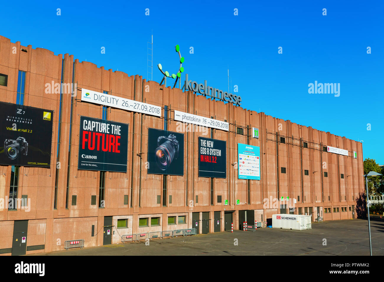 Cologne, Germany - September 27, 2018: building complex of the ...