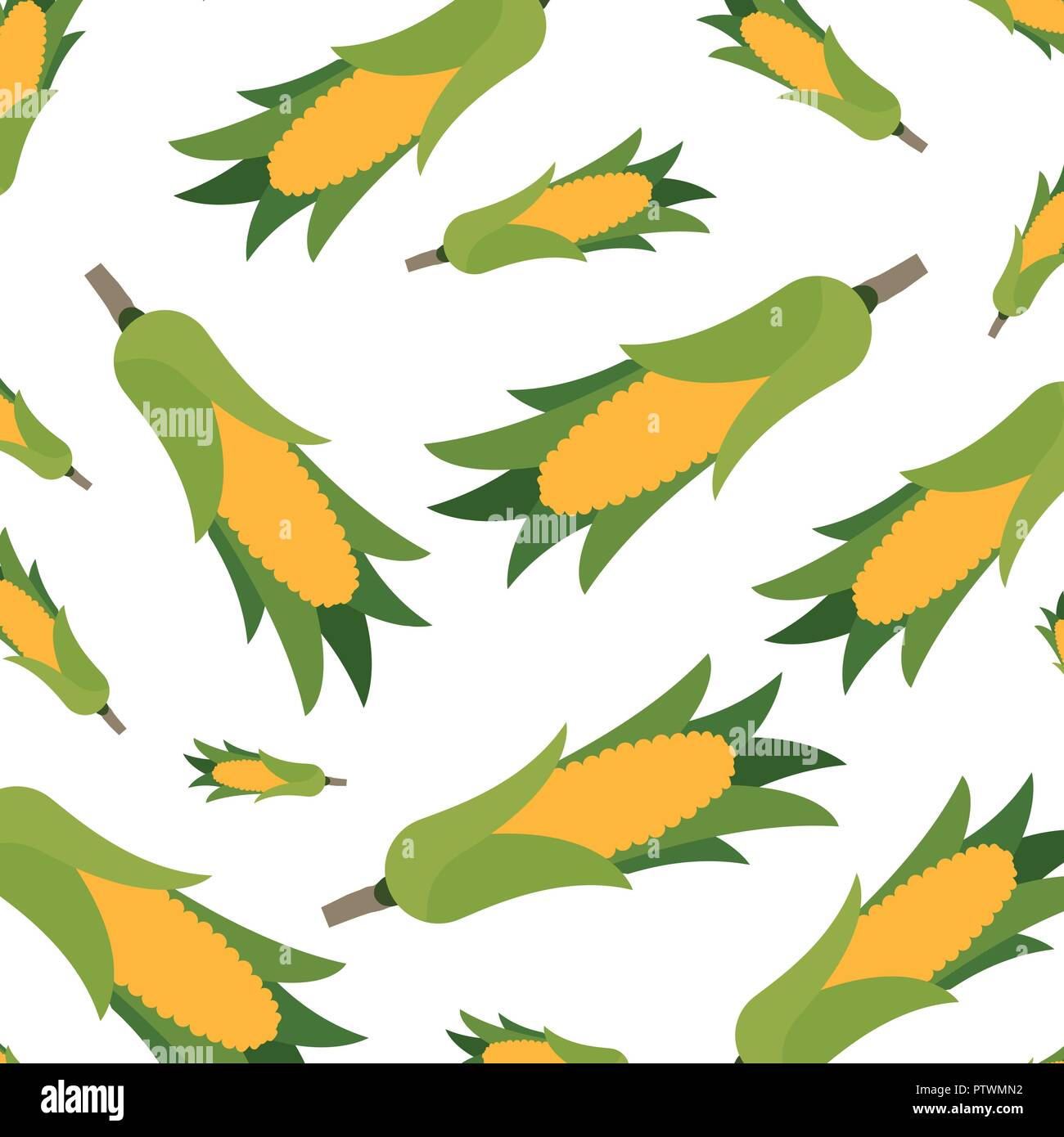 beautiful pattern of sweet corn isolated icon Stock Vector Image & Art ...