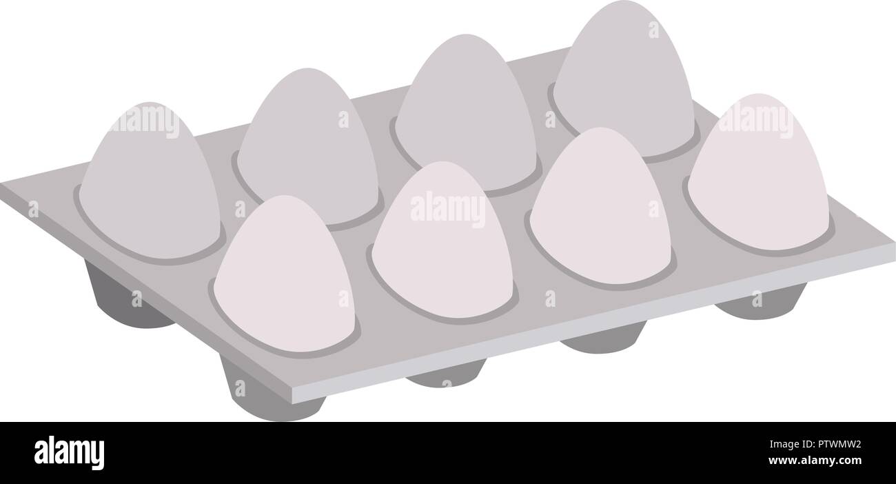 eggs pack isolated icon Stock Vector Image & Art - Alamy
