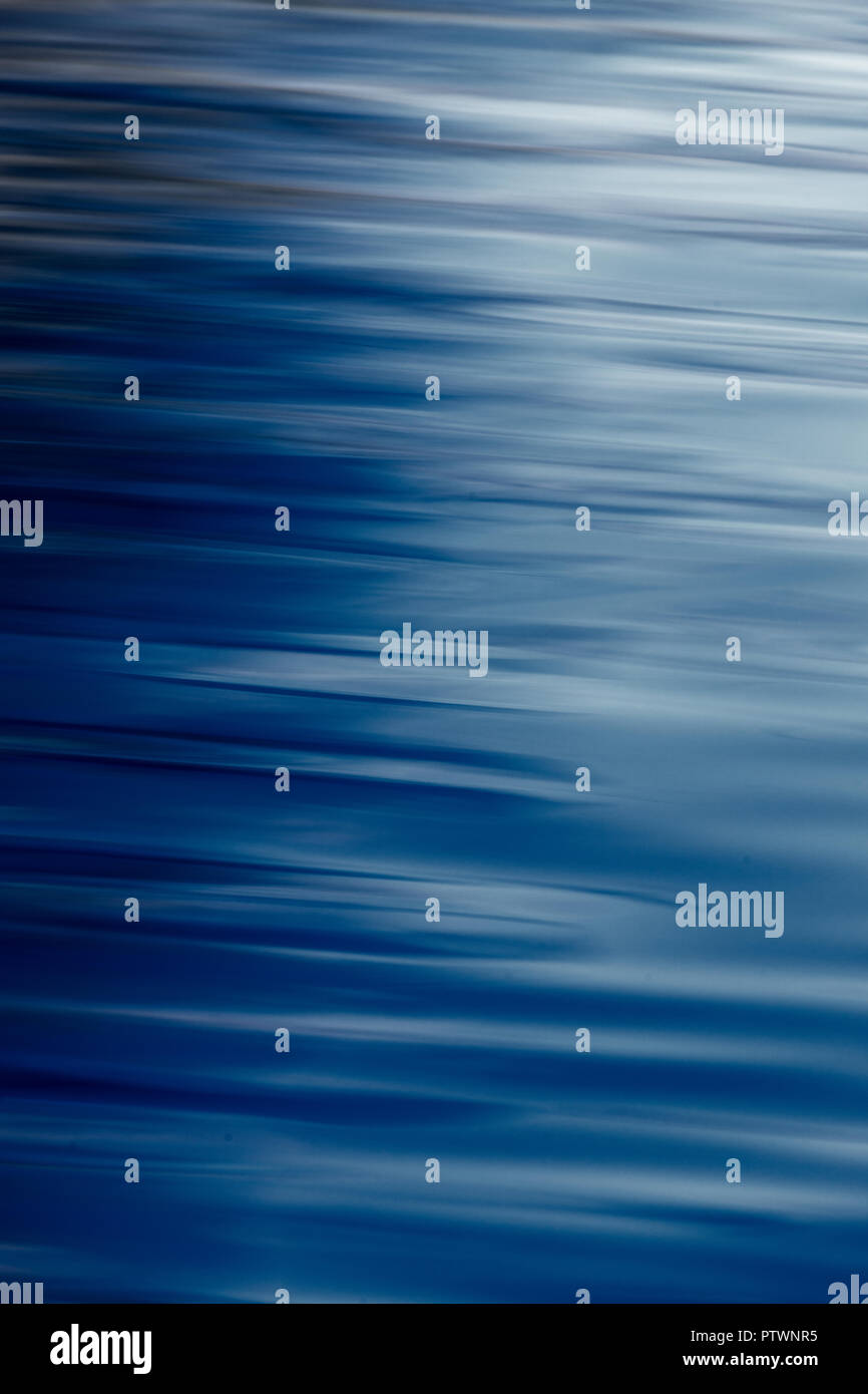 Abstract blue water ripples background Stock Photo - Alamy