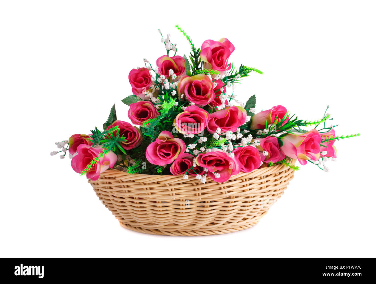 Pink basket hi-res stock photography and images - Alamy