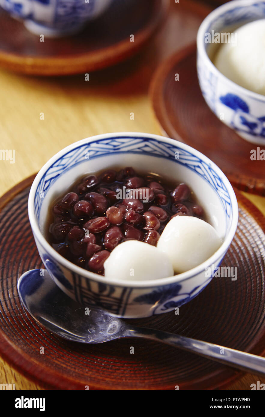 Shiruko with dango in Photo Book Dining Megutama Stock Photo - Alamy