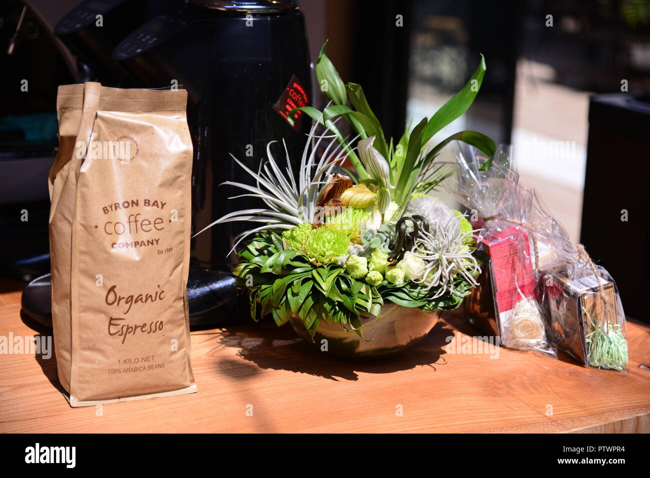 coffee beans of Byron Bay Coffee Company Stock Photo - Alamy