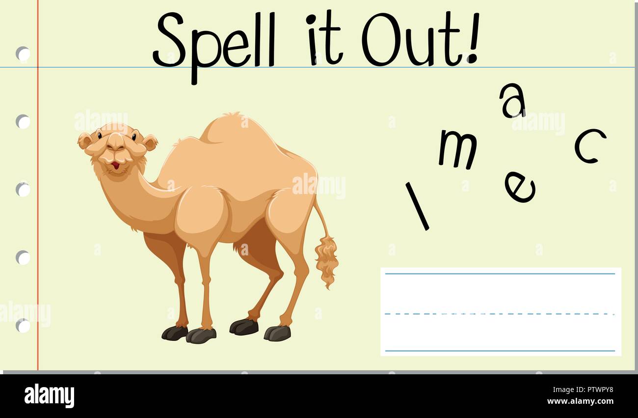 Camel word hi-res stock photography and images - Alamy