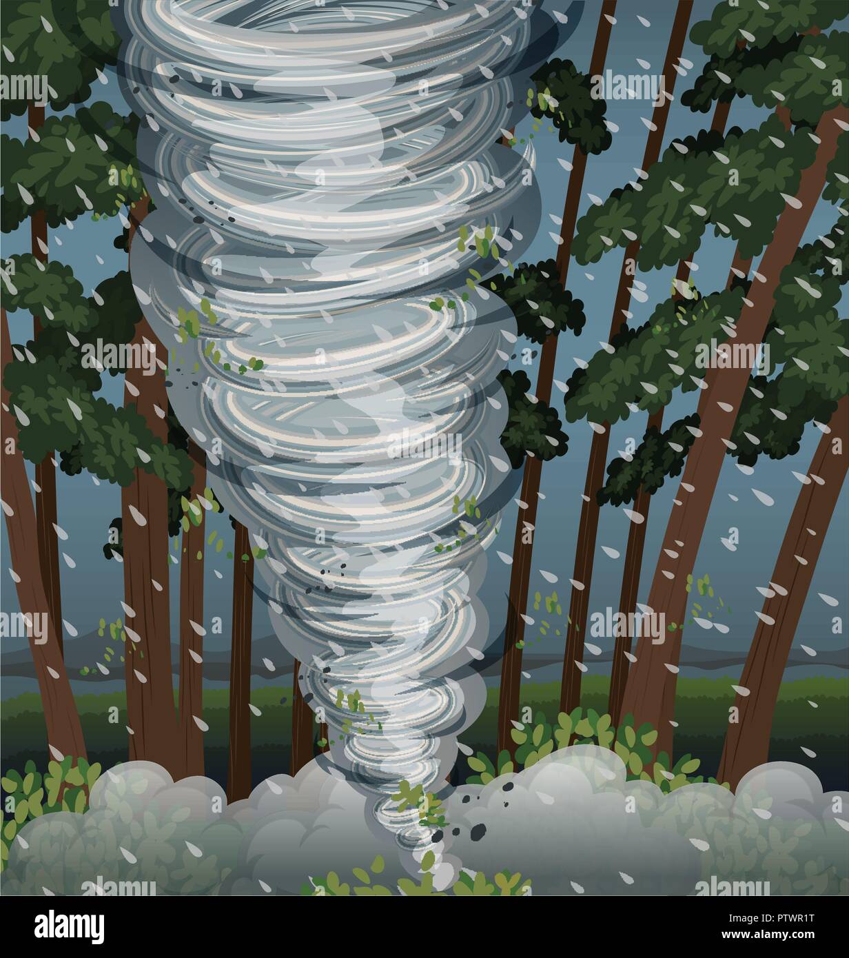 Cyclone sky Stock Vector Images - Alamy