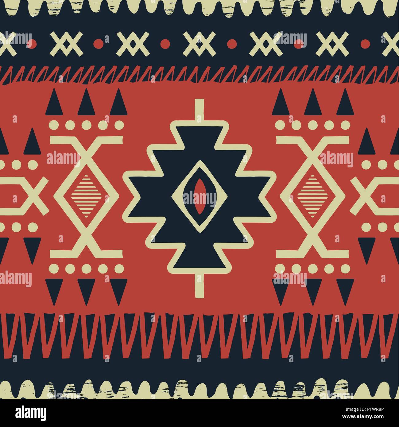 Tribal seamless pattern. Ethnic motif. Use for fabric design, pattern ...