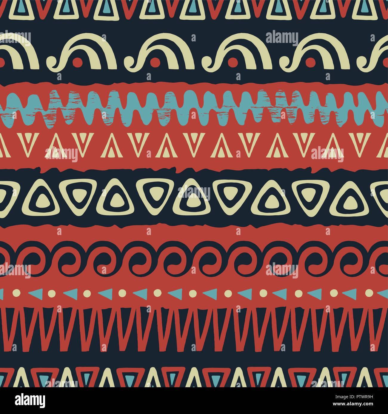 Tribal seamless pattern. Ethnic motif. Use for fabric design, pattern ...