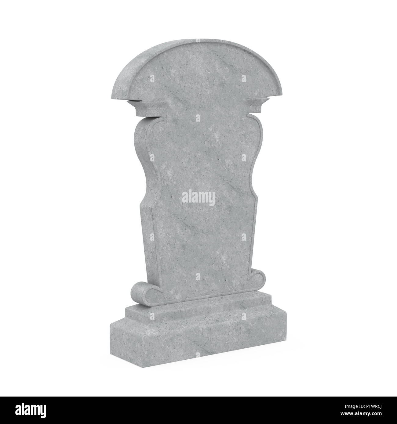 Blank old gravestone Cut Out Stock Images & Pictures - Alamy