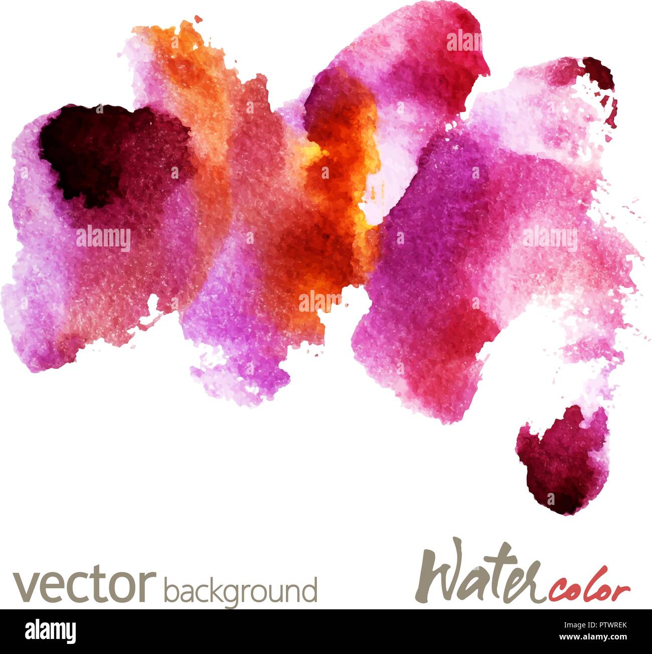Modern Watercolor background for your design Stock Vector Image & Art ...