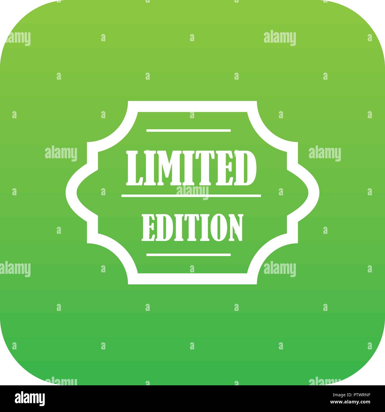 Limited edition icon digital green Stock Vector Image & Art - Alamy