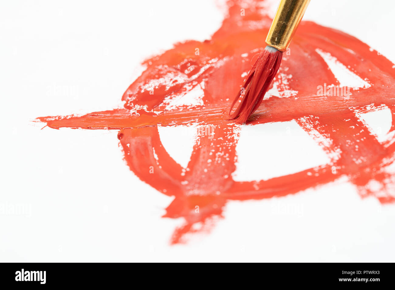 Anarchy symbol hi-res stock photography and images - Alamy