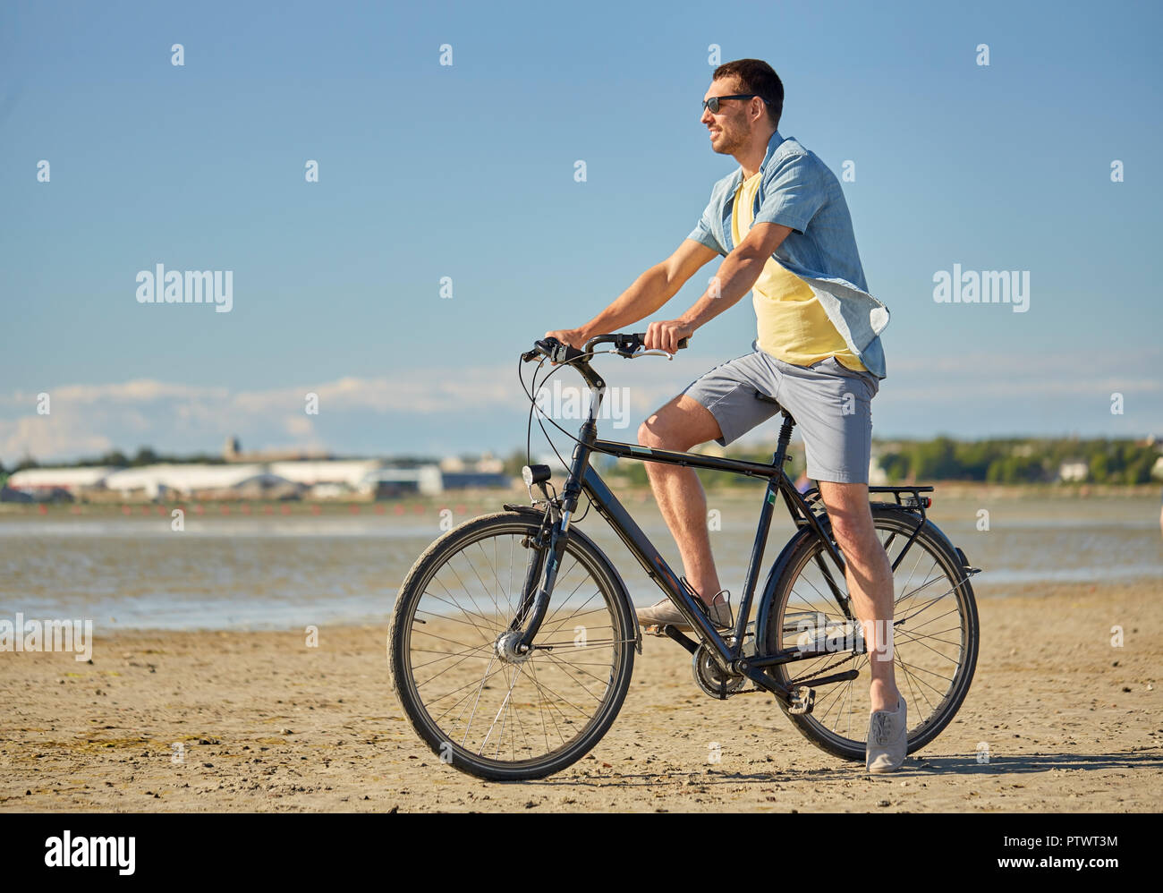 Guy Riding Beach Bike High Resolution Stock Photography and Images - Alamy