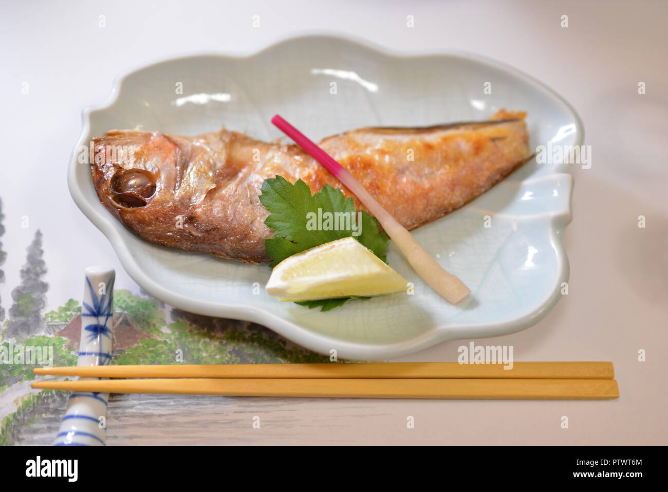 Japanese cuisine of Wakasa Resort Stock Photo - Alamy