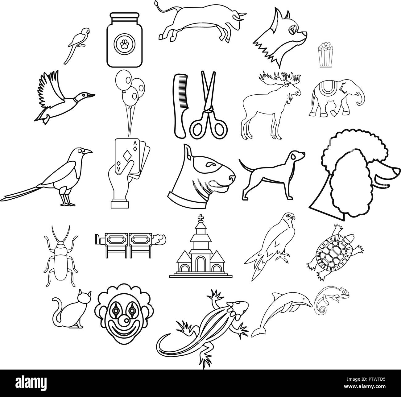 Pig carousel Stock Vector Images - Alamy