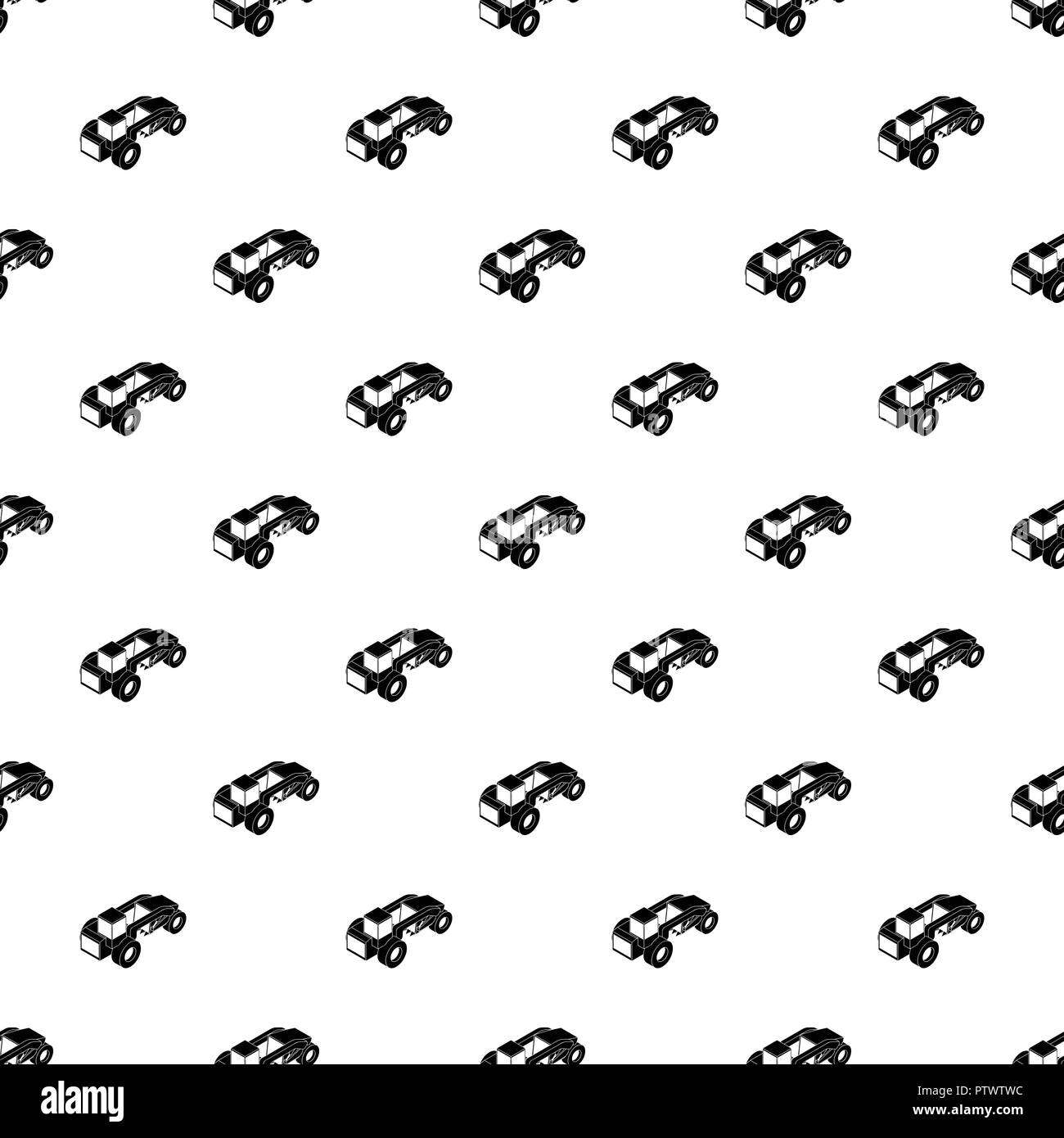Heavy load truck pattern vector seamless Stock Vector Image & Art - Alamy