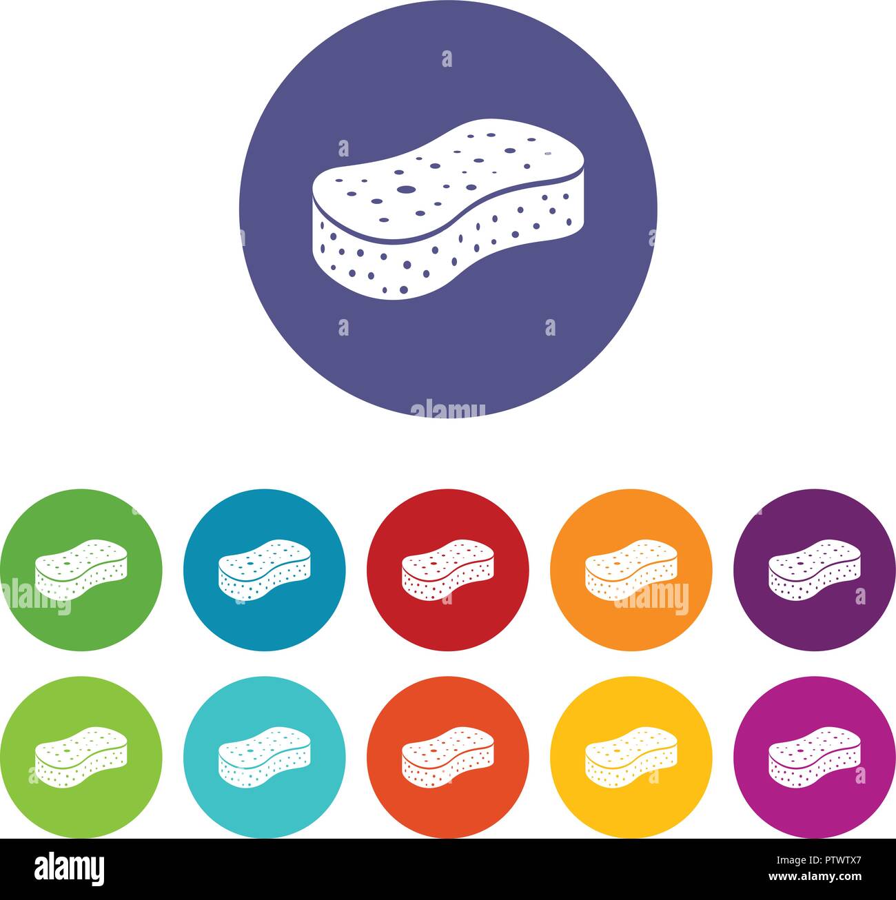 Sponge icon, simple style Stock Vector Image & Art - Alamy