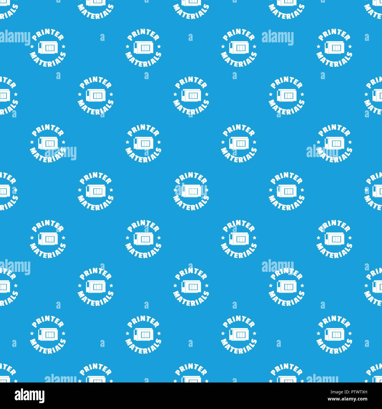 Printer materials pattern vector seamless blue Stock Vector Image & Art ...