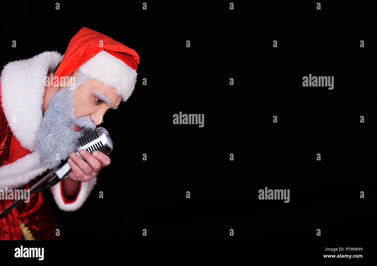 Santa claus sings children hi-res stock photography and images - Alamy