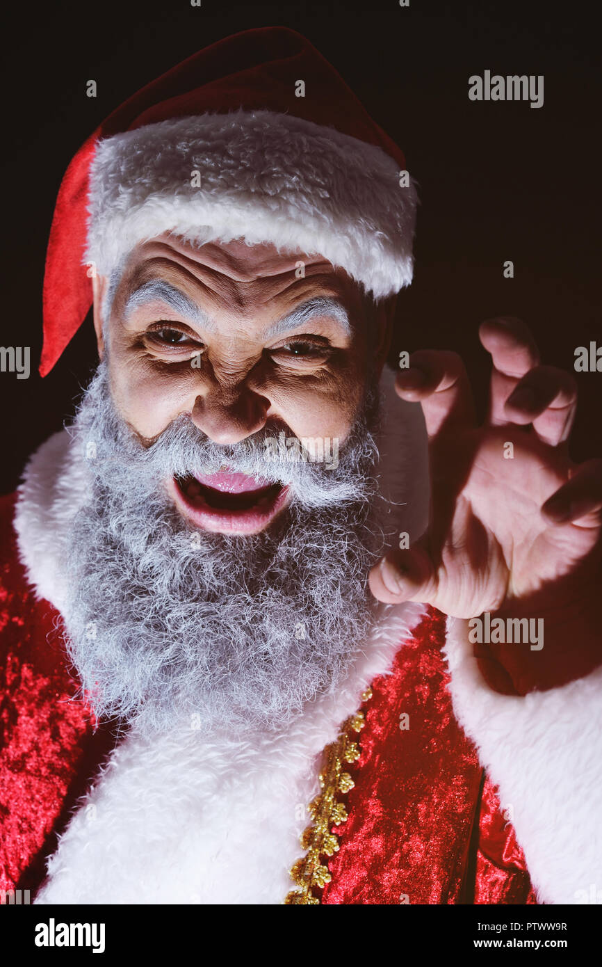 Angry santa hi-res stock photography and images - Alamy