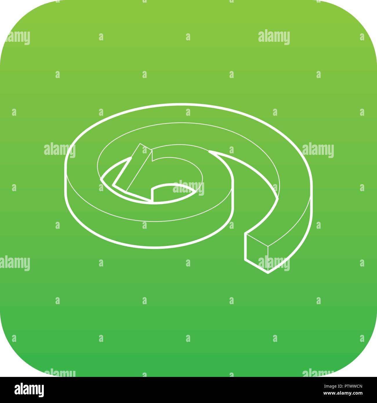 Green movement circle dynamic Stock Vector Images - Alamy