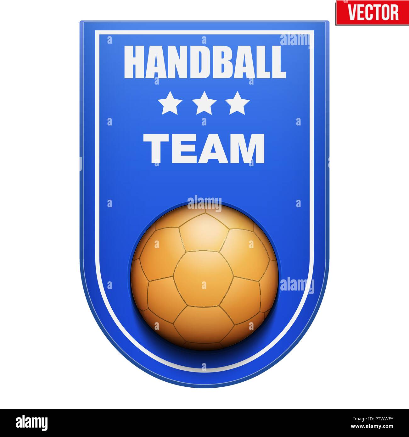 Handball illustration Stock Vector Images - Alamy