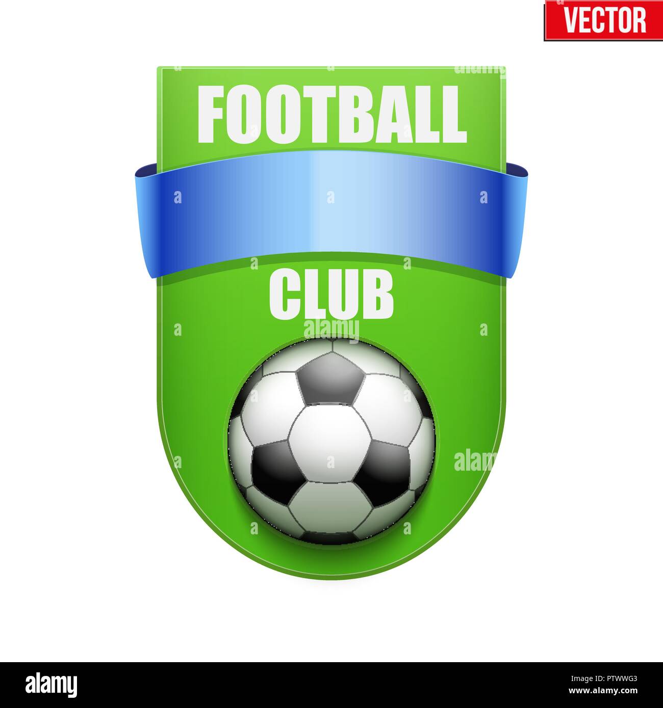 Football Badge and Label Stock Vector Image & Art - Alamy