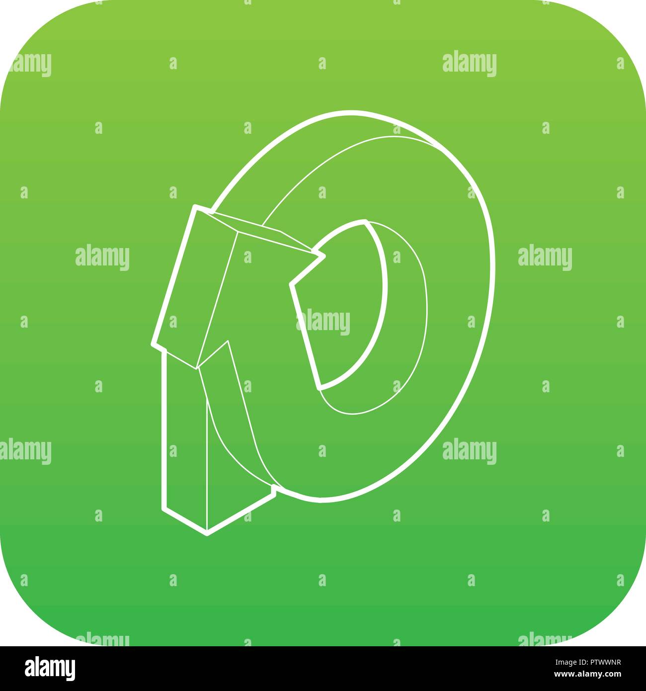 Green movement circle dynamic Stock Vector Images - Alamy