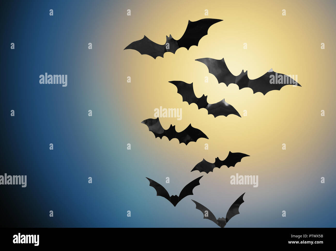Bats in the night sky hi-res stock photography and images - Alamy
