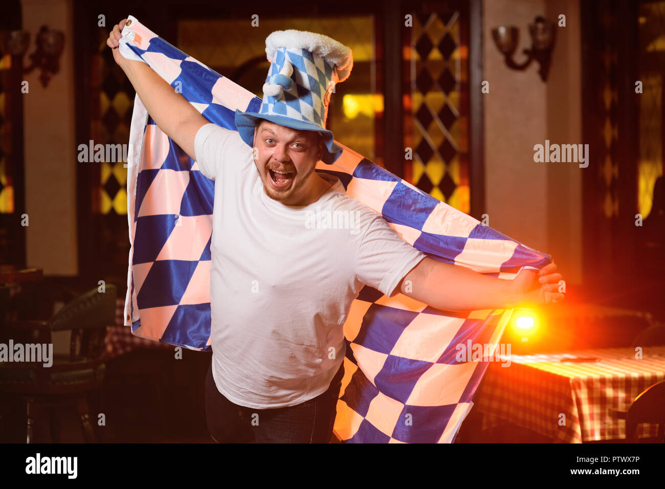 Fat man flag hi-res stock photography and images - Alamy