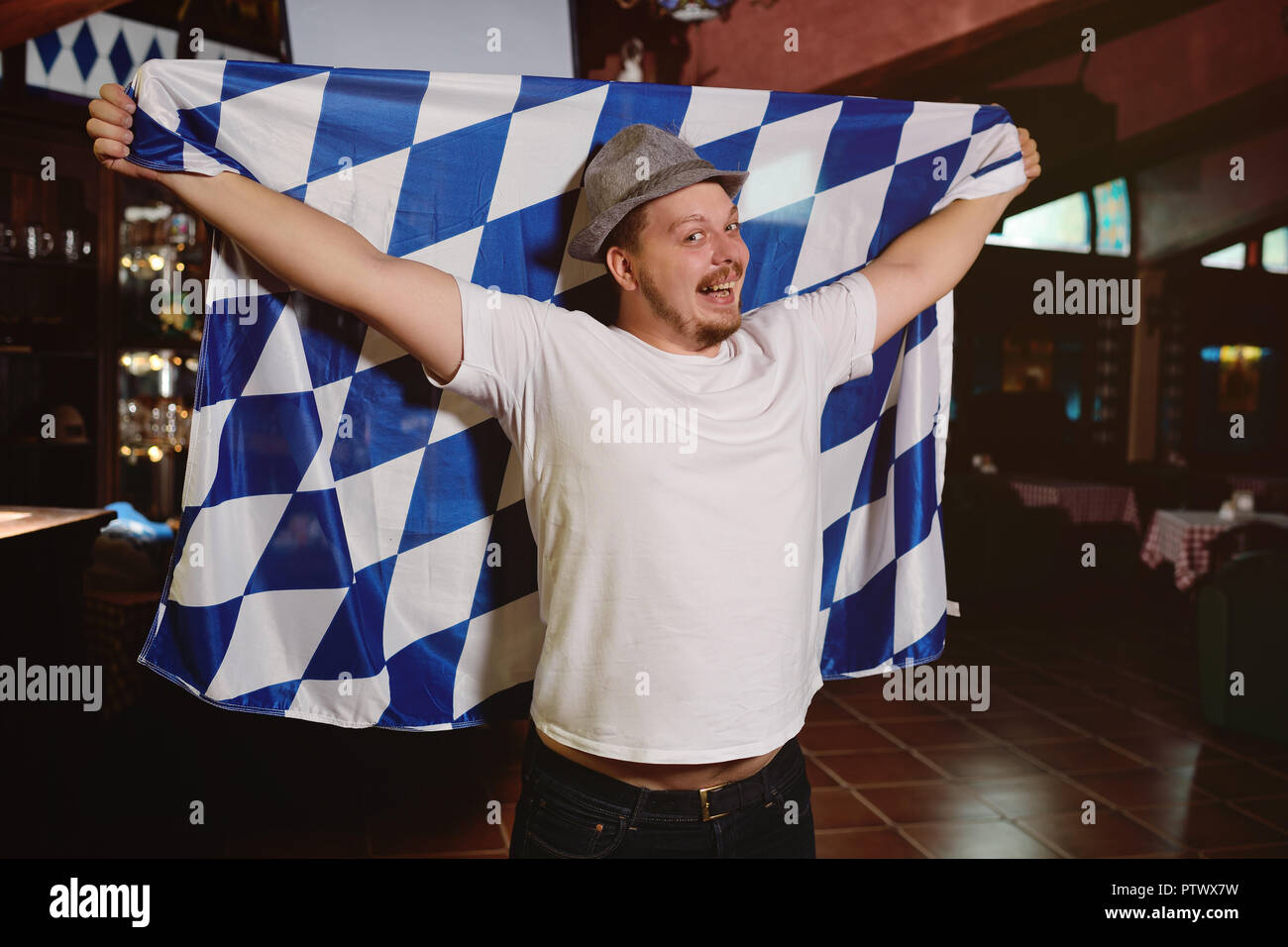 Fat man flag hi-res stock photography and images - Alamy