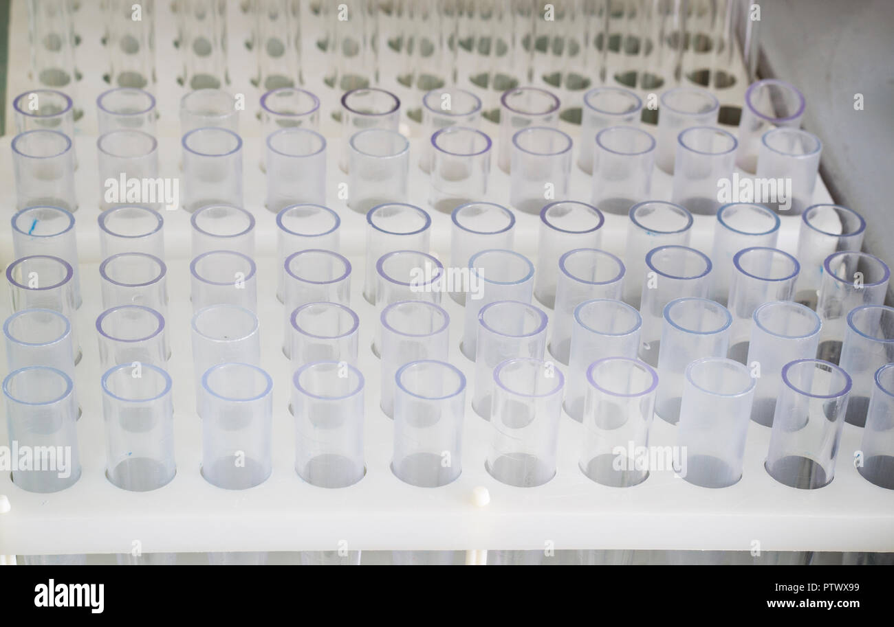 Empty medical blood test tubes, medical test tubes Stock Photo - Alamy
