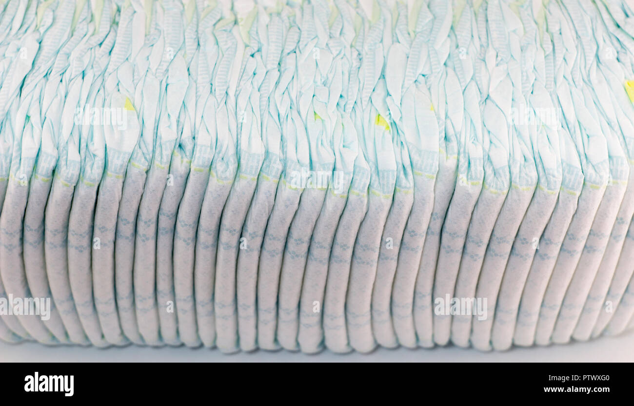 Baby diapers stack hi-res stock photography and images - Alamy