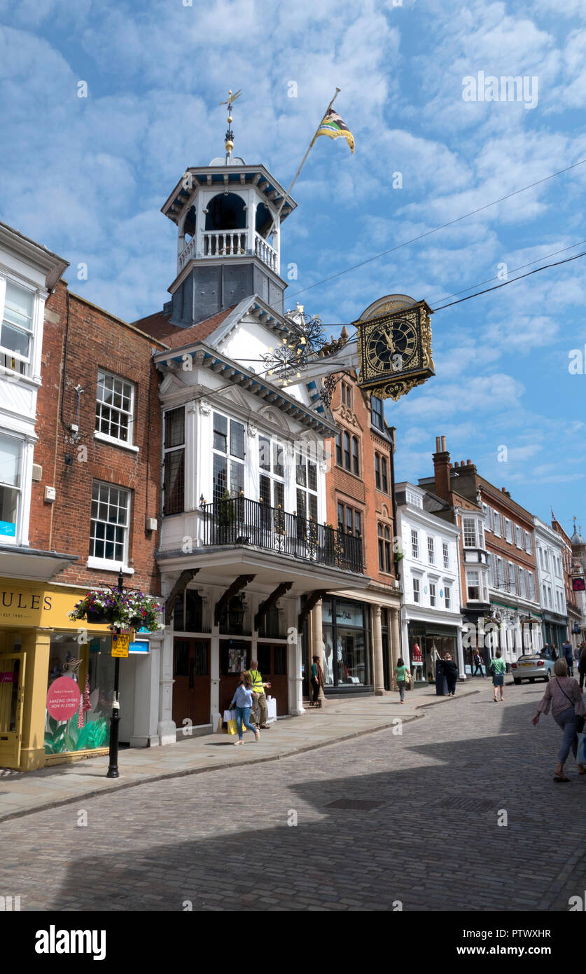 The 14th century Guildhall is a Grade 1 listed building in Guildford ...