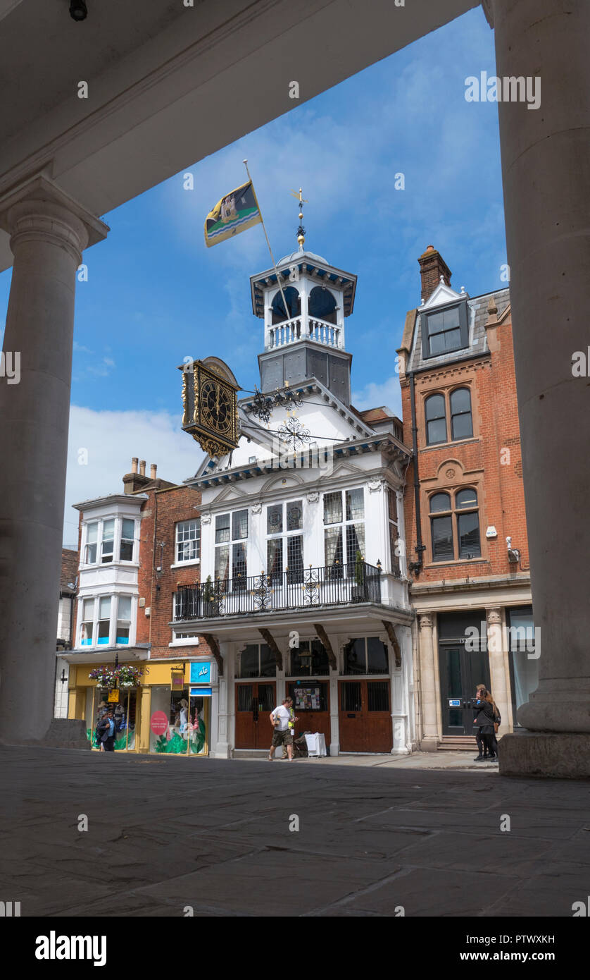 The 14th century Guildhall is a Grade 1 listed building in Guildford ...